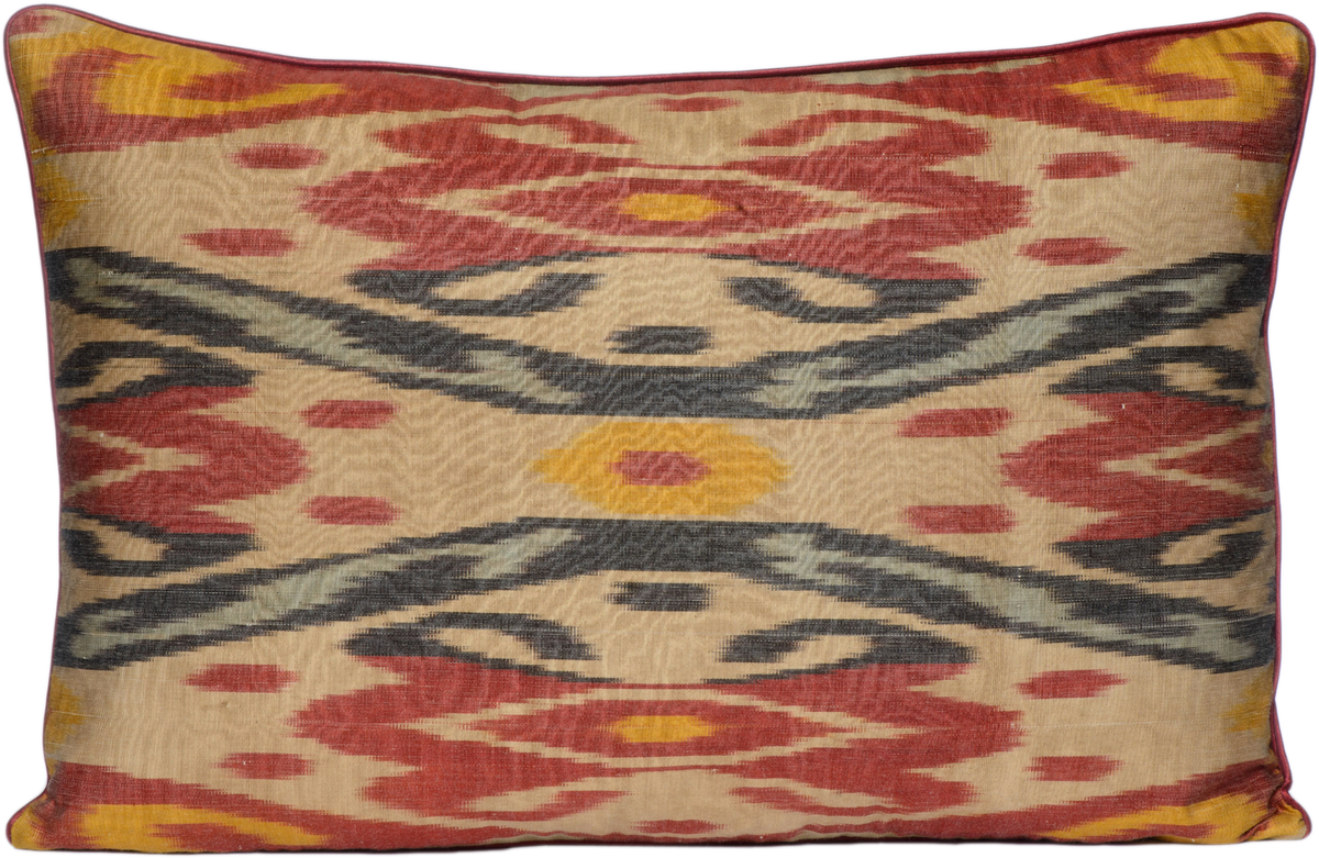 Silk Ikat Cushion | Sunset | Luxury Cushions– anorliving